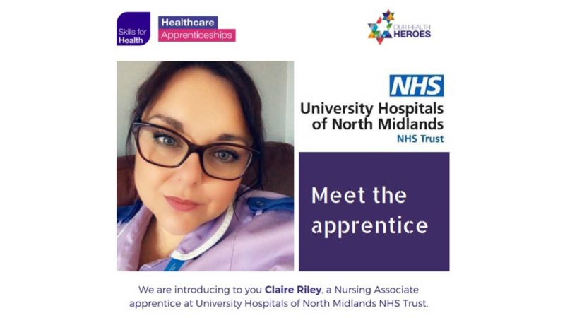 Meet the Apprentice – Claire Riley | Skills for Health