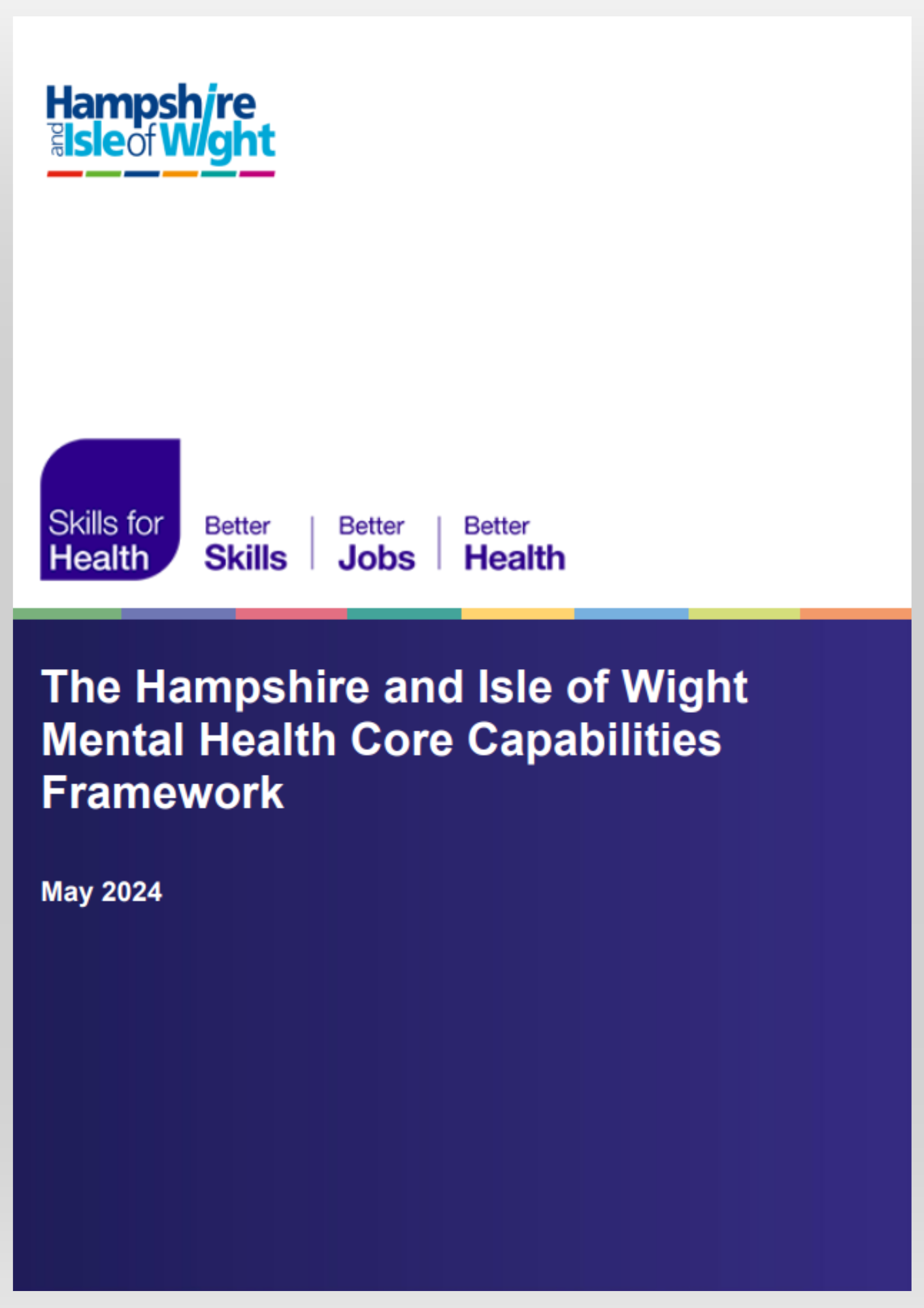 Mental Health Core Capability Framework | Skills for Health Mental Health Core Capability Framework | Skills for Health